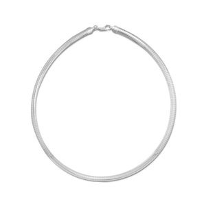 Jewelry | Sterling Silver Omega Link Chain Necklace 3mm | Poshmark